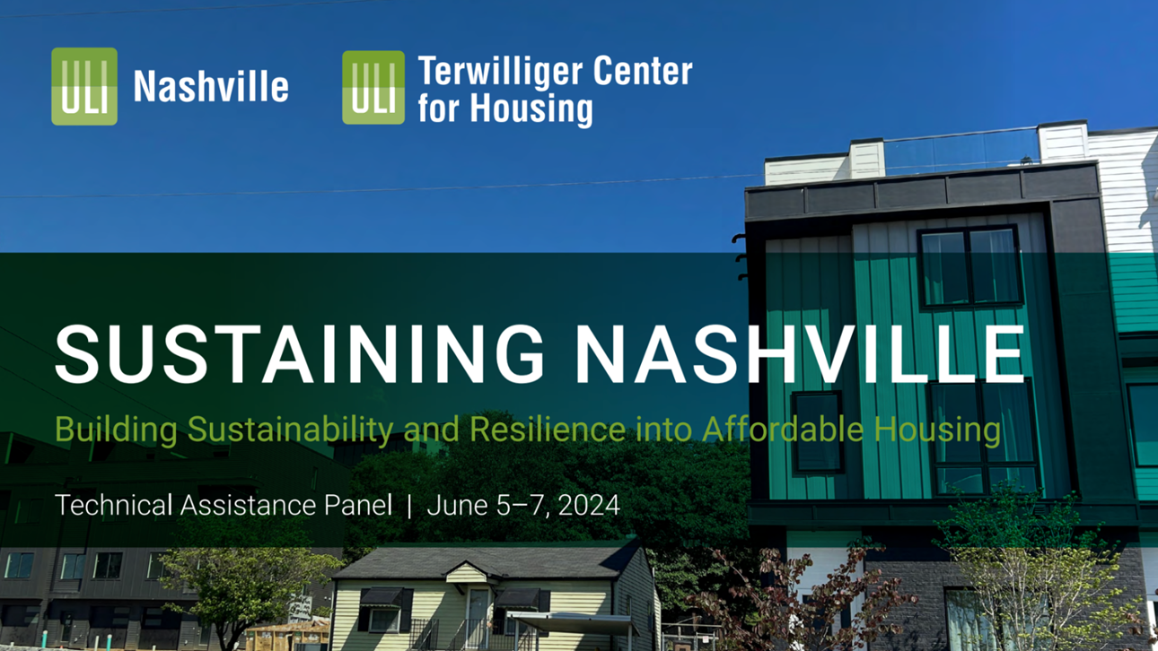 Sustaining Nashville: Building Sustainability and Resilience into Affordable Housing | ULI ...