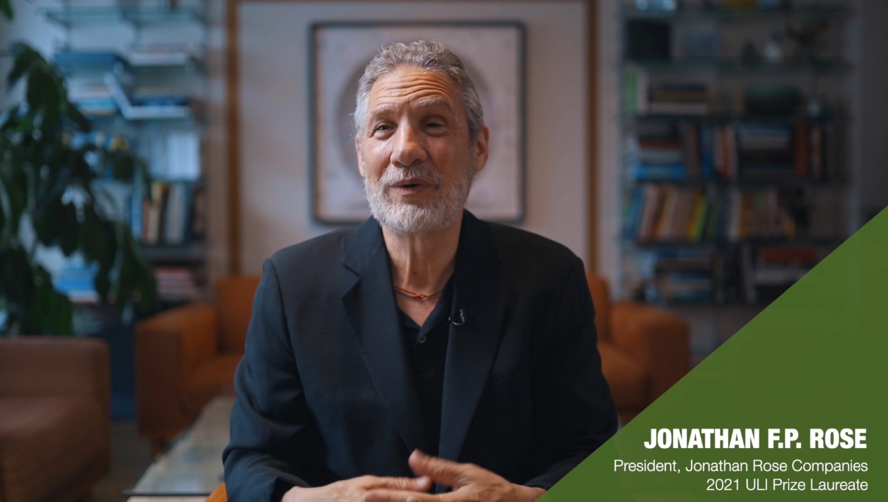 2021 ULI Prize for Visionaries in Urban Development Laureate: Jonathan ...
