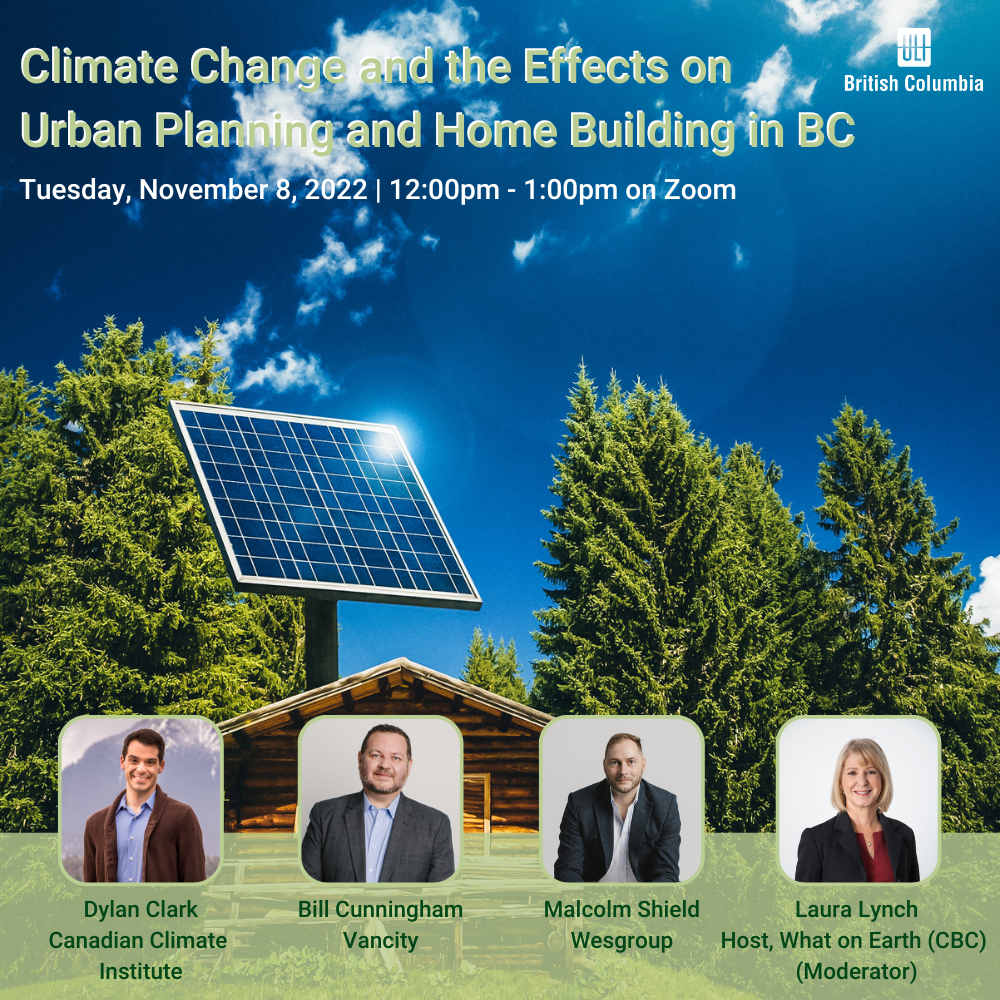 ULI British Columbia: Climate Change and the Effects on Urban Planning ...