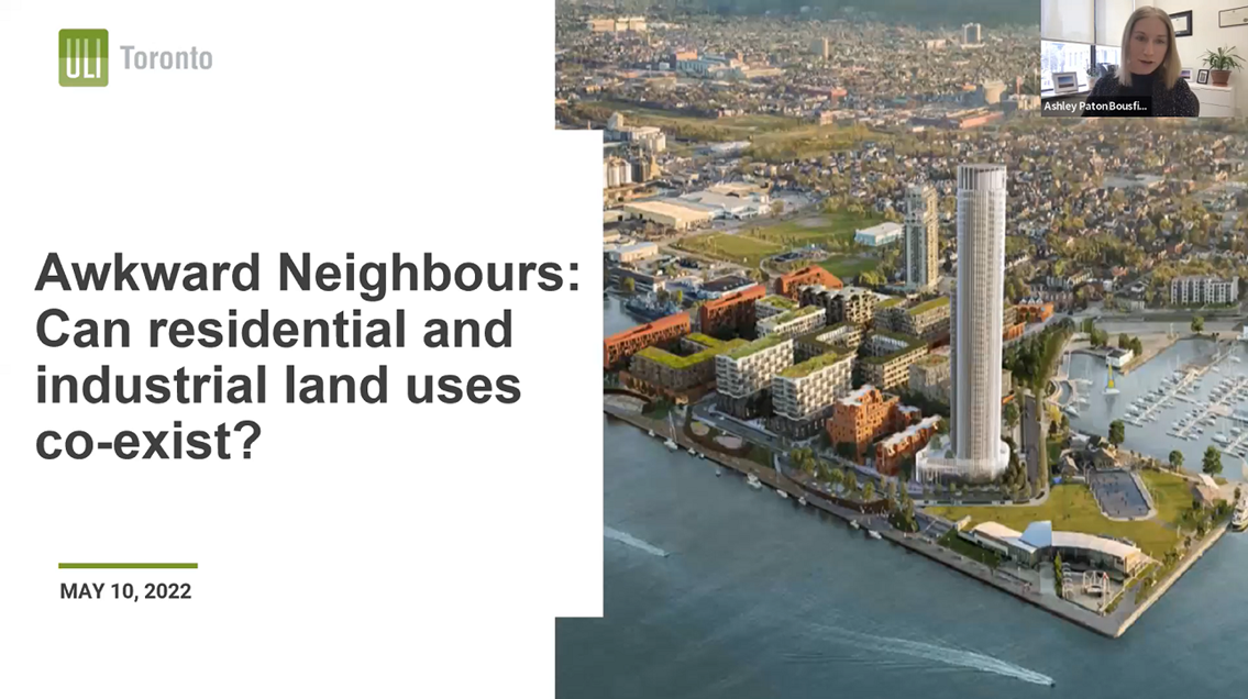 ULI Toronto: Awkward neighbours: Can residential and industrial land ...