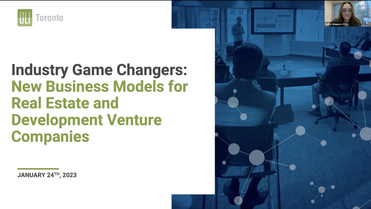 ULI Toronto Industry Game Changers | ULI Knowledge Finder