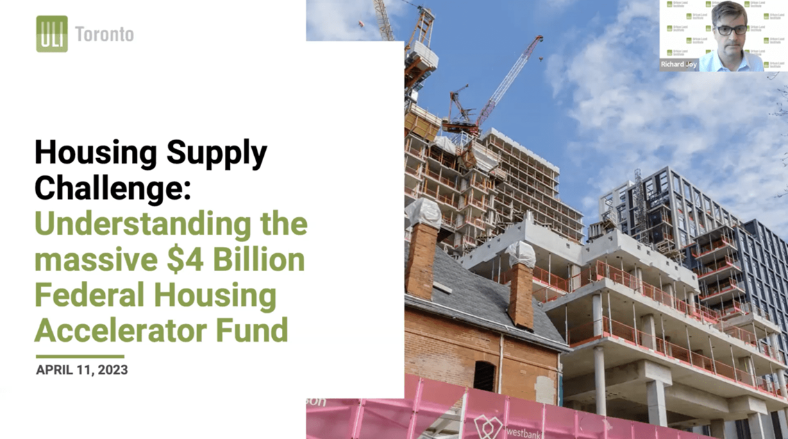 ULI Toronto: Housing Supply Challenge: Understanding the massive $4 Billion Federal Housing ...