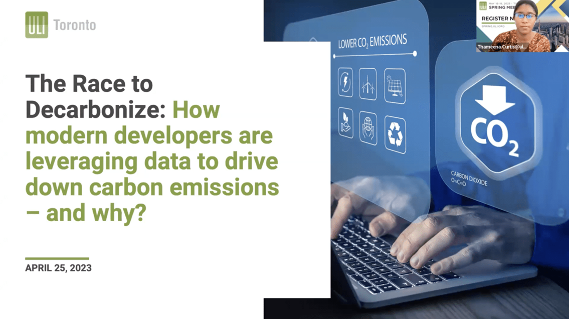 ULI Toronto Race to Decarbonize How Modern Developers are Leveraging Data to Drive Down Carbon ...