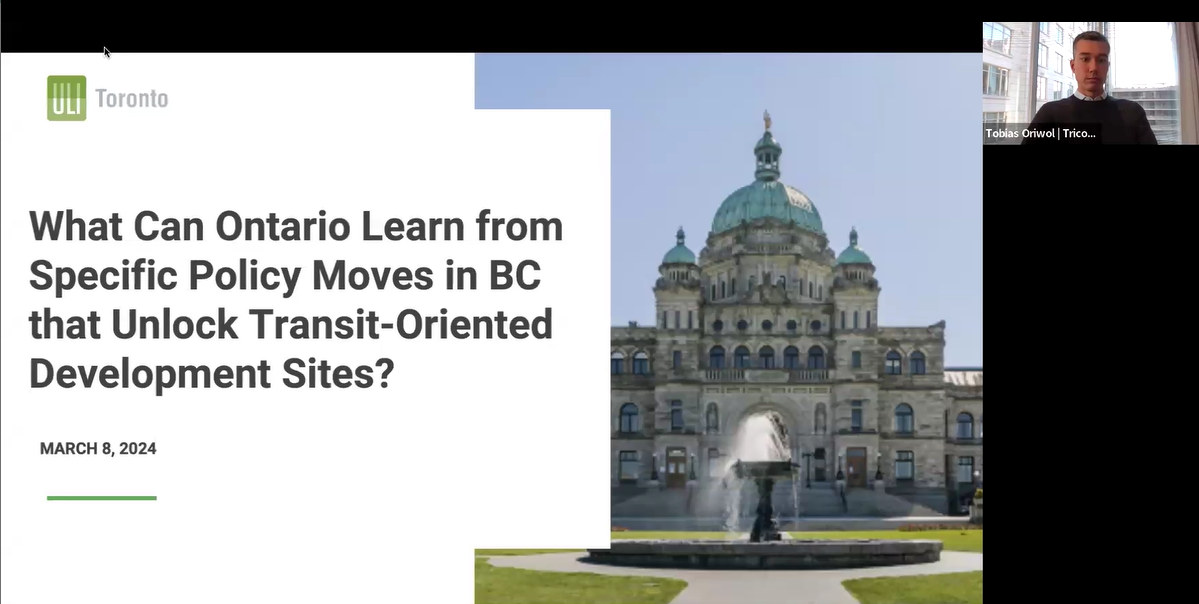 ULI Toronto: What Can Ontario Learn from Specific Policy Moves in BC ...