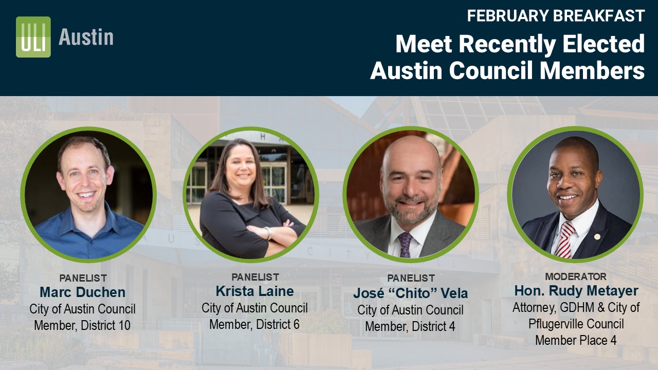 ULI Austin: Meet Recently Elected Austin Council Members | ULI Knowledge Finder